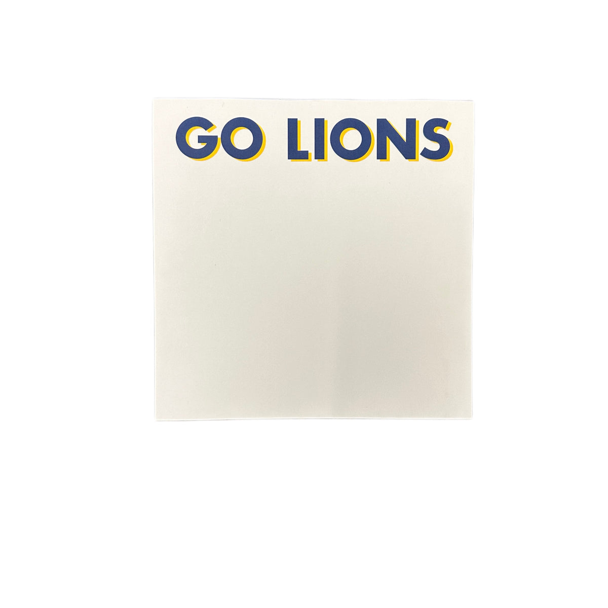 JC GO LIONS Notepad – SMTexasStore